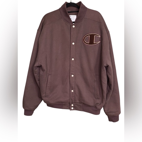 Champion | Jackets & Coats | Vintage Champion Varsity Logo Bomber ...